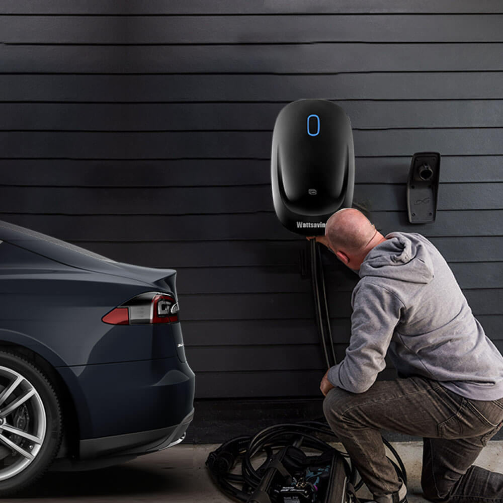 Wattsaving US10 9.6kW(40A) EV Charger Wall Mounted